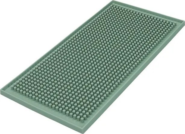Šalvějově zelená silikonová odkapávací podložka na nádobí 30x15 cm – Brandani