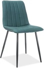 Židle ALAN černá/zelená