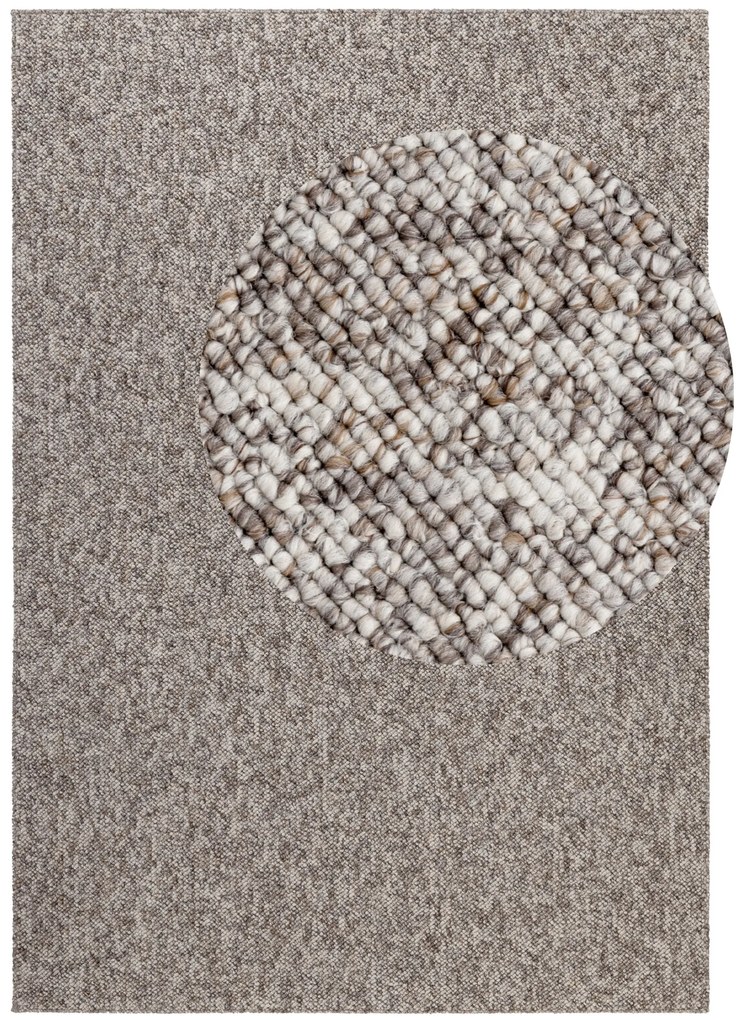 ELLE Decoration, Kusový koberec Wolly Ultra 106229 Taupe z kolekce Elle, 120x170, hnědá, ložnice