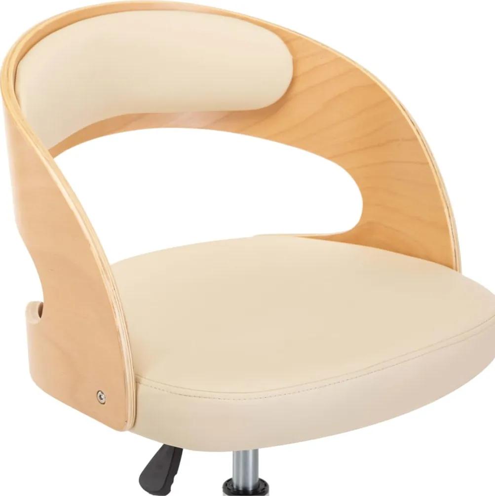 vidaXL Otočné jídelní židle 6 ks ohýbané dřevo a textil [3054913] Barva: Šedá