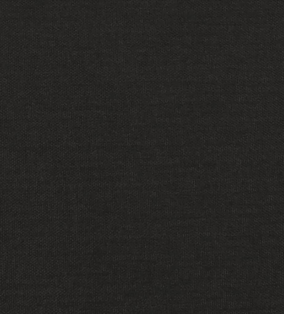 vidaXL 2místná rozkládací pohovka textil [375867] Barva: Černá