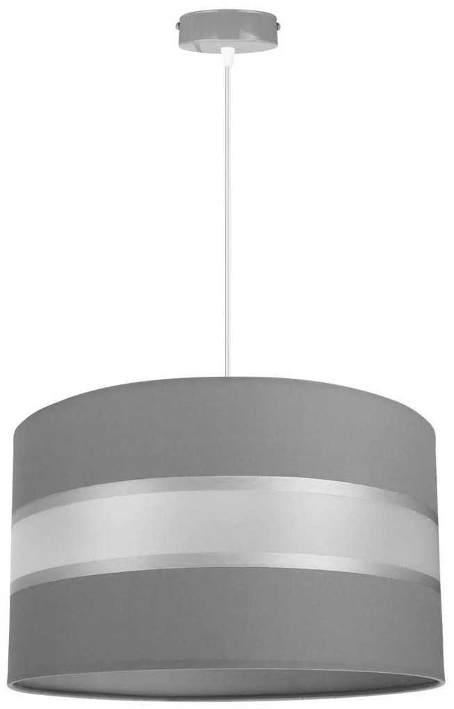 Závěsné svítidlo Elegance, 1x textilní stínítko (výběr z 5 barev), (výběr ze 3 barev konstrukce), (fi 35cm)