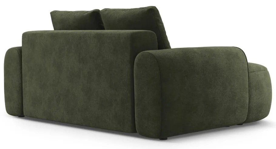 Zelená sametová pohovka 175 cm Linz – Cosmopolitan Design