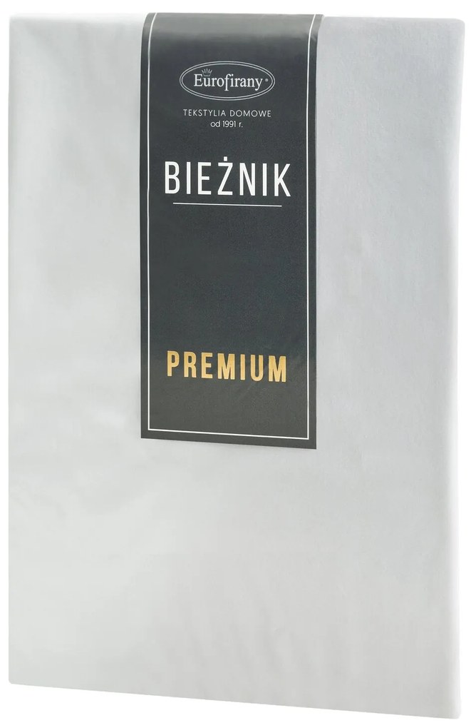UBRUS VELVET 40X140 CM BÍLÝ