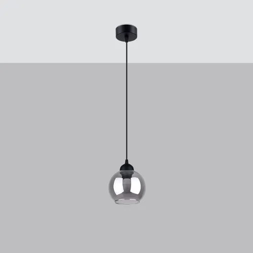 Závěsné svítidlo SOLLUX ALINO 1 černé E27 1x60W bez žárovky SL.1141
