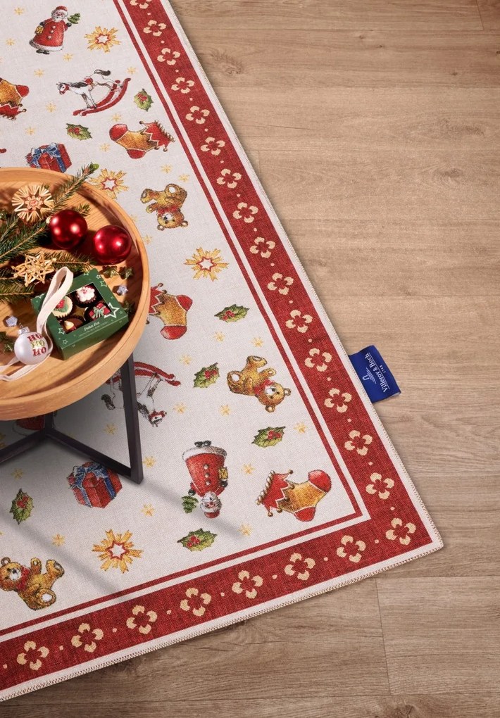 Villeroy & Boch Kusový koberec Toy's delight s potiskem 106192 Red, Multicolor, 160x230, červená, obývací pokoj