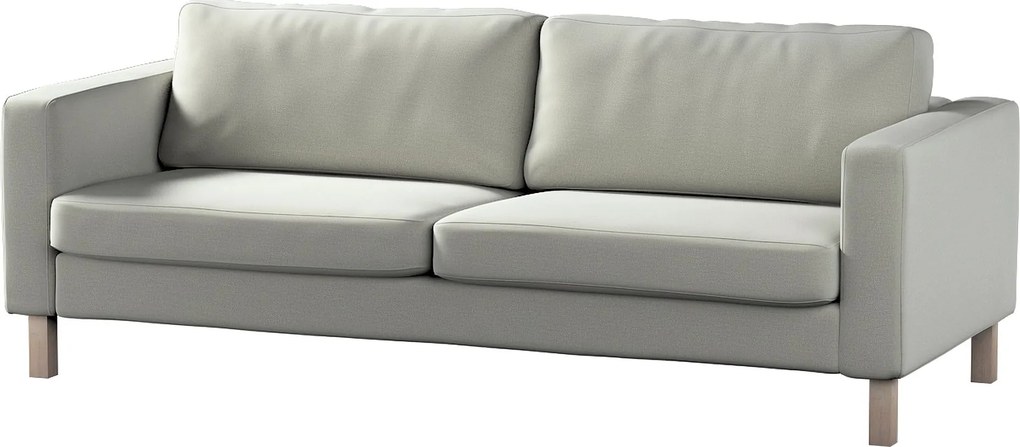 Potah na pohovku IKEA  Karlstad 3-místná, nerozkládací, krátký barva zelená látka sametová