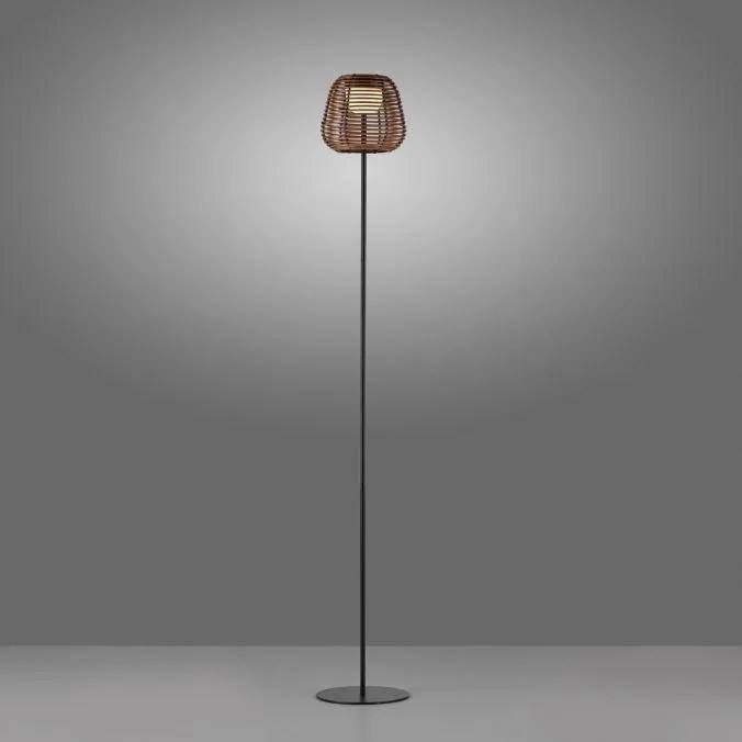 LD 19265-18 ASKIA LED stojací svítidlo černé na baterie venkovní USB dotykový stmívač 3000K - JUST LIGHT
