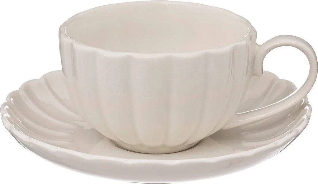 Porcelánový šálek s podšálkem ROMY, Ø 6 cm
