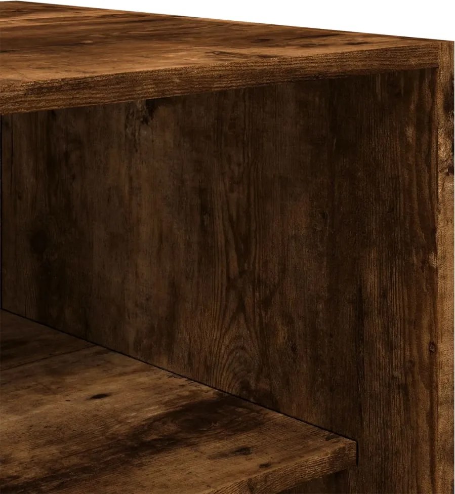 Šatní skříň kouřový dub 100 x 50 x 200 cm kompozitní dřevo 3307805