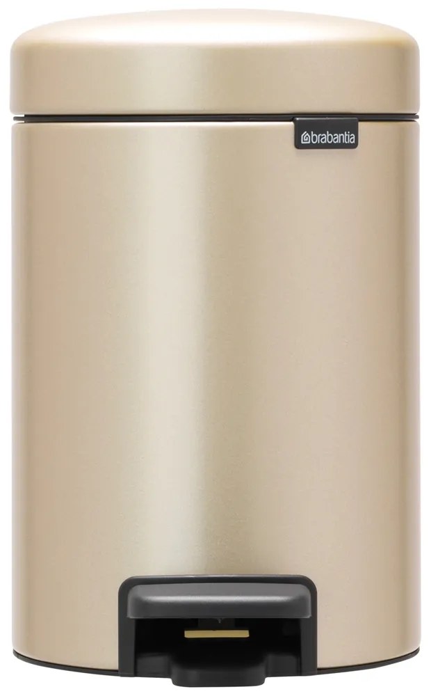 Brabantia NewIcon Pedálový koš 3 L Champagne 304408