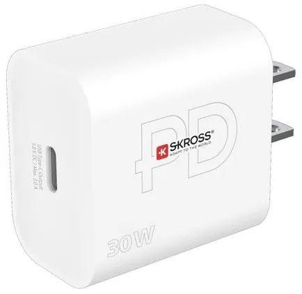 SKROSS USB-C nabíjecí adaptér Power charger 30W US, Power Delivery, typ A