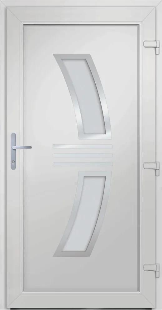 vidaXL Vchodové dveře 98 x 200 cm PVC [3187937] Barva: antracitová