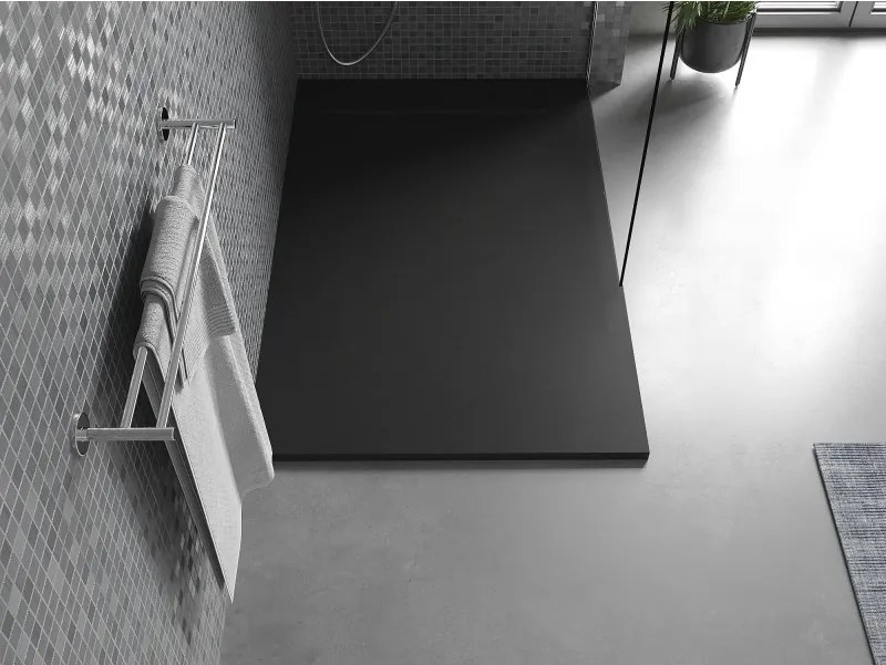 Mexen Otto, SMC obdélníková sprchová vanička 140 x 80 cm, černá, 4N708014