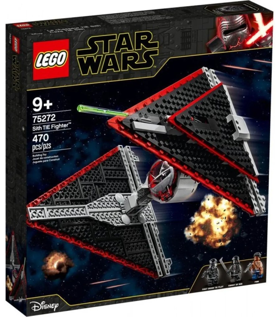 Lego stavebnice lego star wars 75272 sithská stíhačka tie