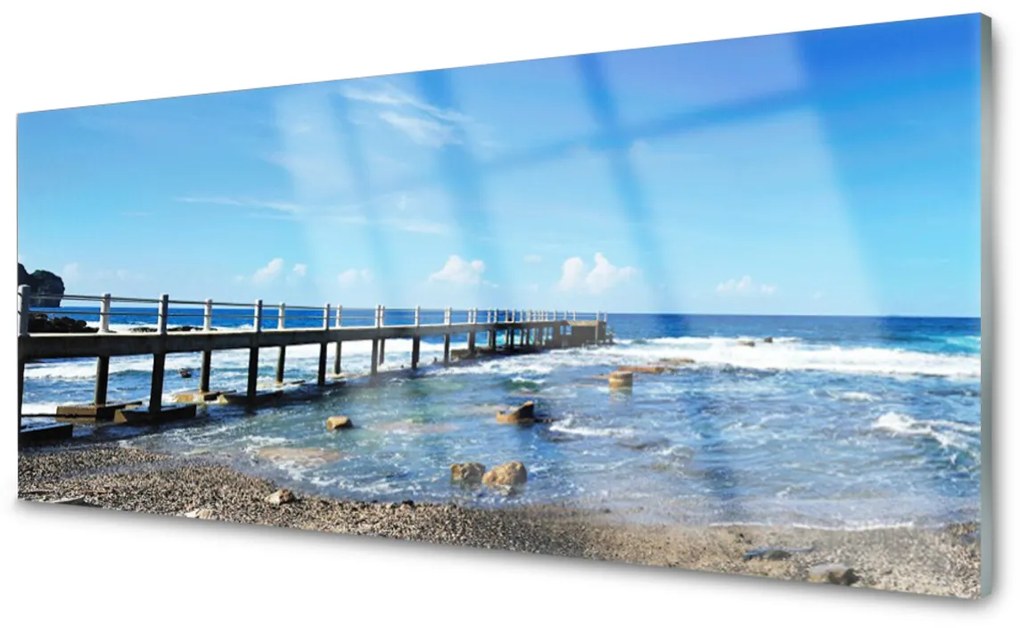 Obraz na skle Oceán Pláž Krajina
