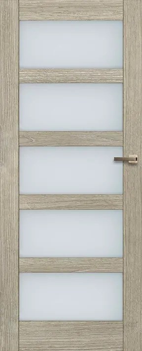 Interiérové dveře vasco doors BRAGA model 6 Průchozí rozměr: 60 x 197 cm, Orientace dveří: Levé dveře, Dekor: Dub Viking
