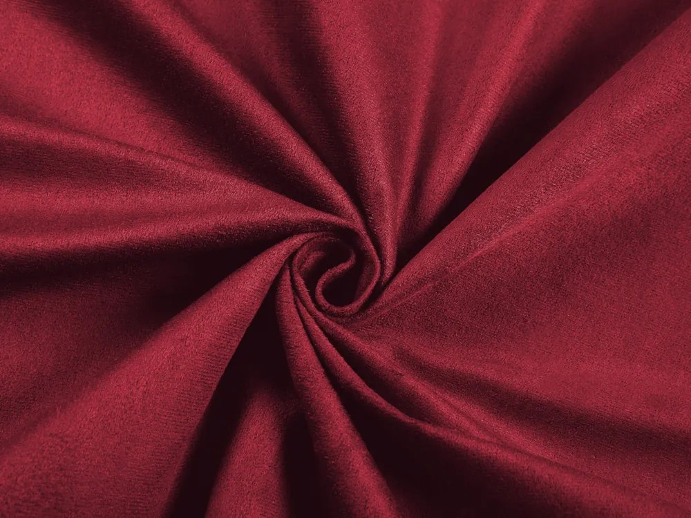Biante Obdélníkový ubrus/imitace broušené kůže Alcantara ALC-008 Vínově červený 140x200 cm