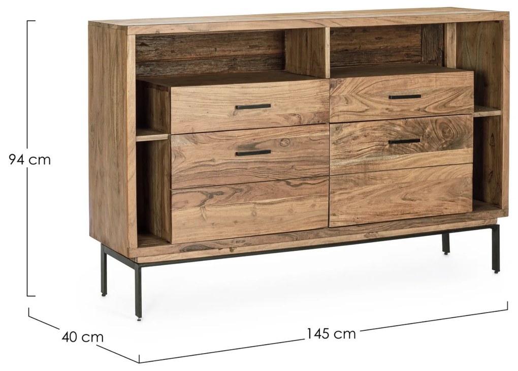 BIZZOTTO Designová komoda Mangal 0747416