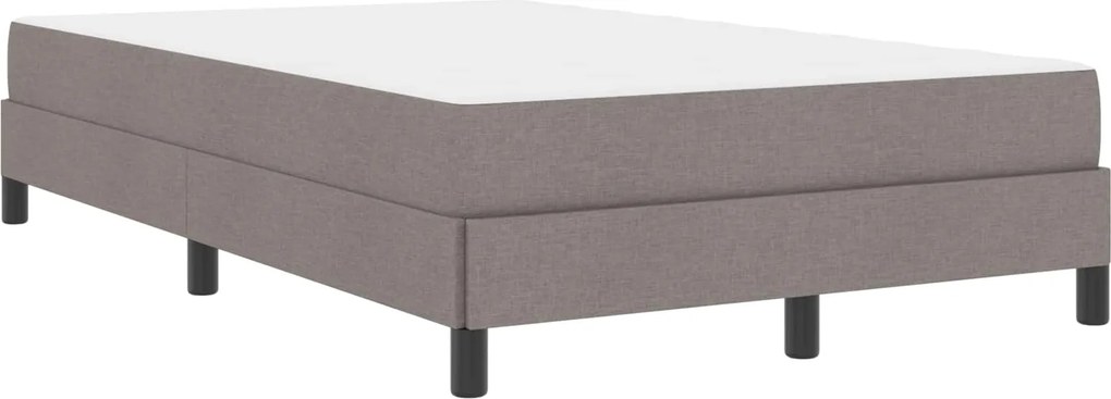 Postel s boxspringem Taupe 120 x 200 cm textil 3398483