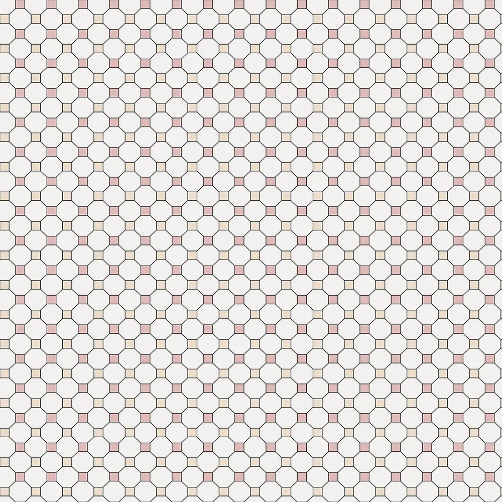 Vliesová tapeta na zeď, barevná mozaika 6504-4, Batabasta, ICH Wallcoverings