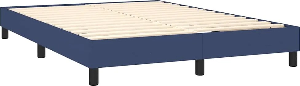 Rám postele s boxspringem modrý 140 x 200 cm textil 3120522