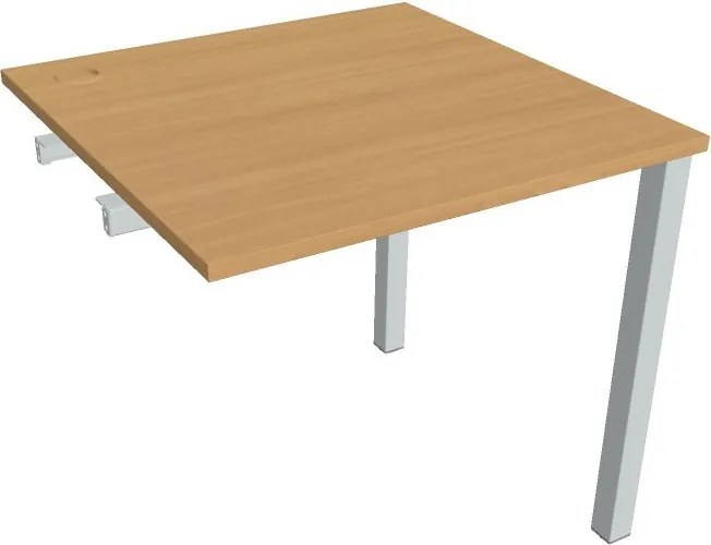Hobis Kancelářský stůl řetězící Hobis US 800R, deskaakát, černá černá