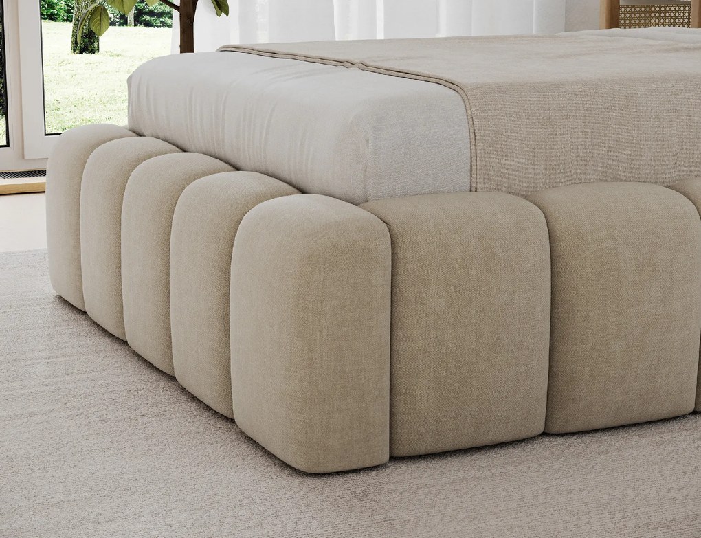 Postel Lamica 90x200 + Dřevěný rám/Standardní zdvih/kontejner