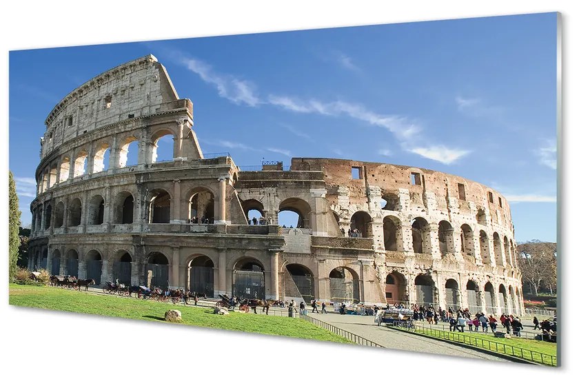 akrylový obraz Rome Colosseum 125x50 cm