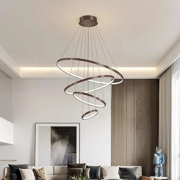 Toolight Závěsné LED osvětlení Modern D25 LHJ014-CP4 černá