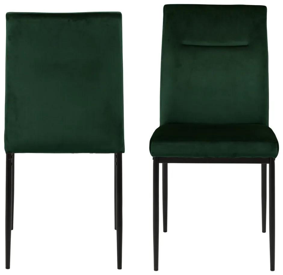 Jídelní židle Demi tmavě zelená