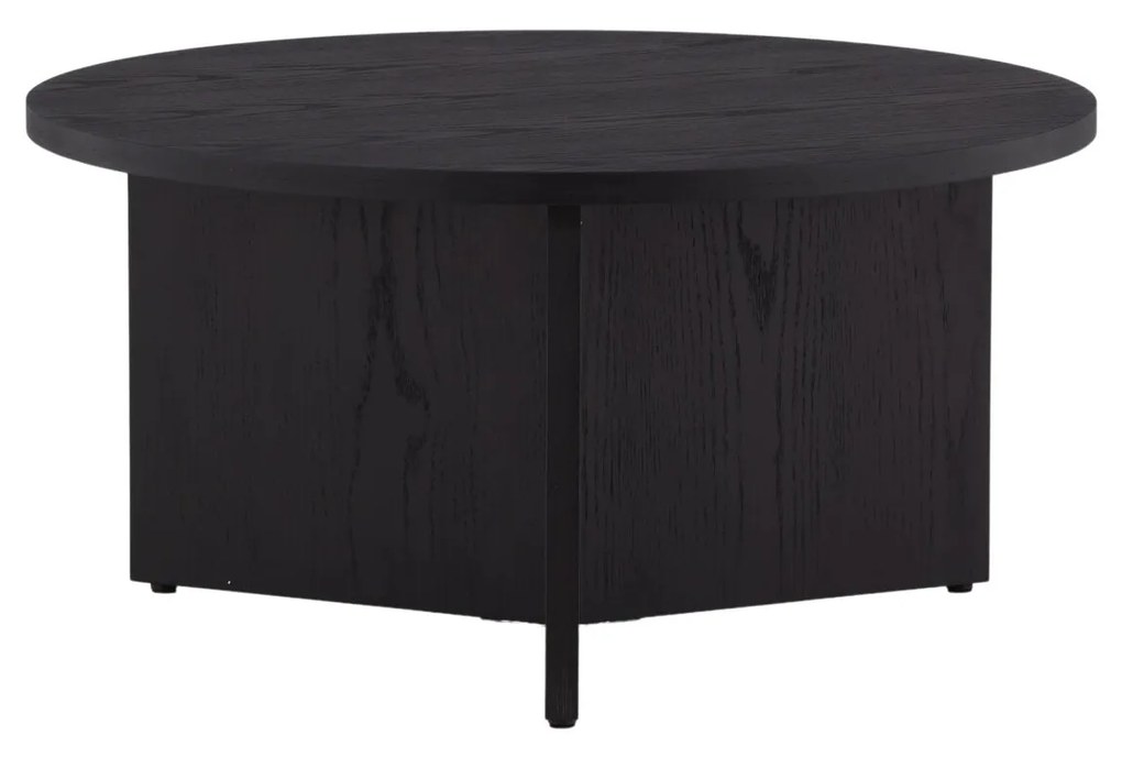 Konferenční stolek Saltö, černý, ⌀65