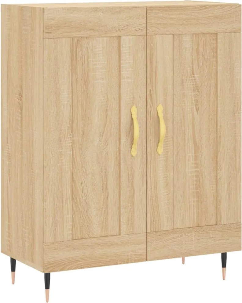Skříň highboard dub sonoma 69,5 x 34 x 180 cm kompozitní dřevo 3195774