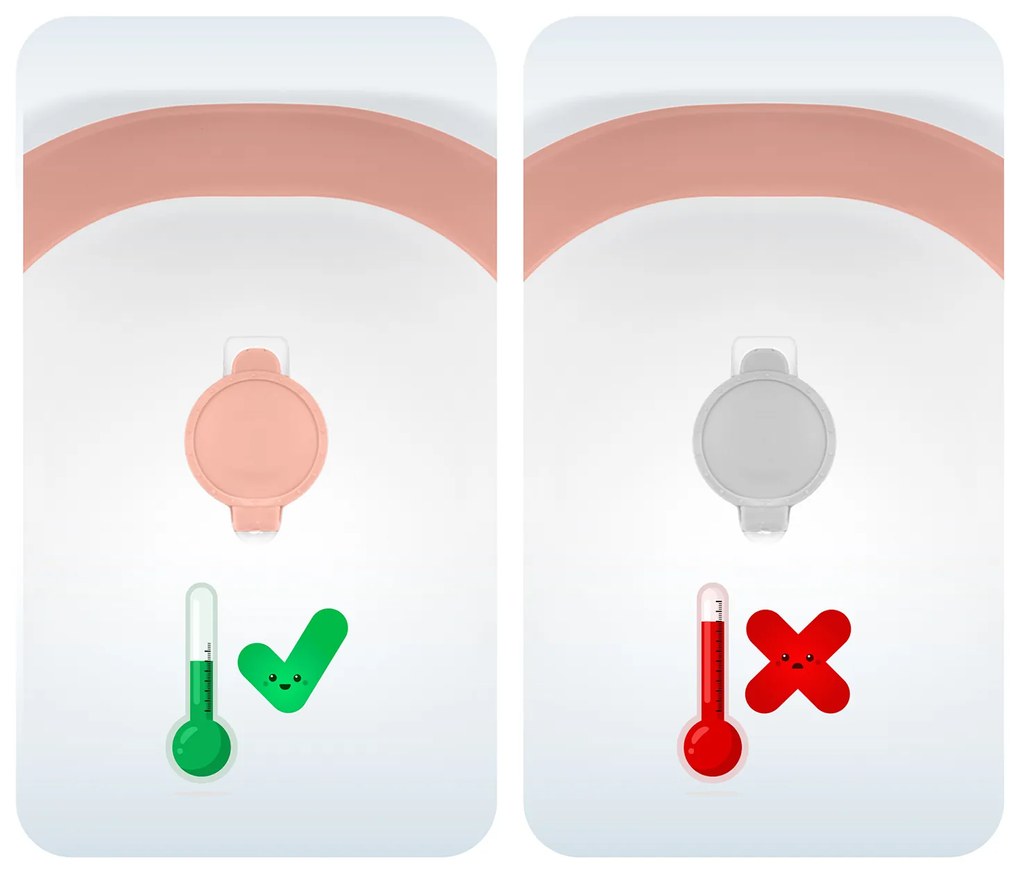 Skládací vanička pro děti a kojence s anatomickou vložkou Ricokids RK-286 v bílé a růžové barvě
