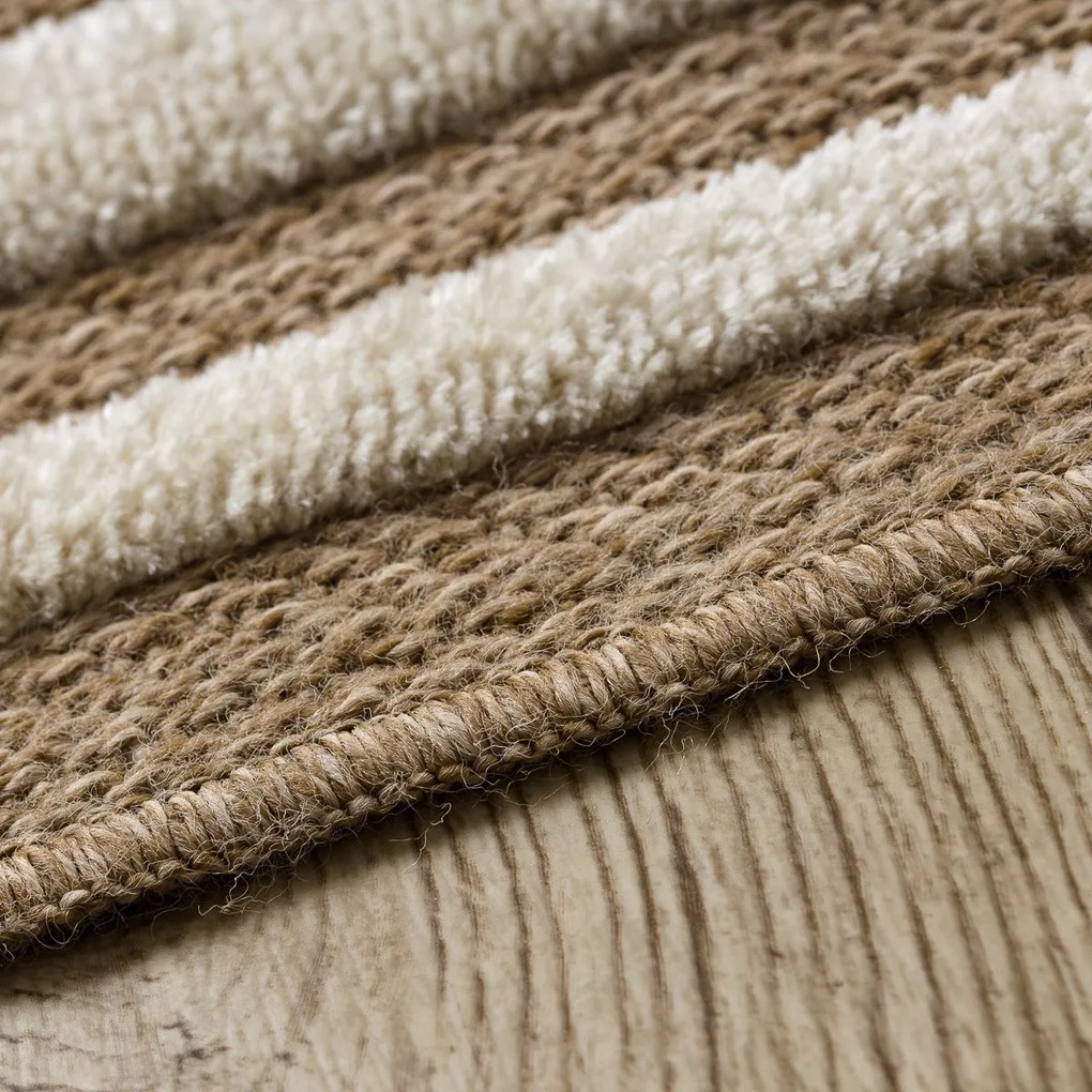 Dywany Łuszczów, Kusový koberec Spark 0687A beige/cream, 160x220, béžová, chodba / předsíň