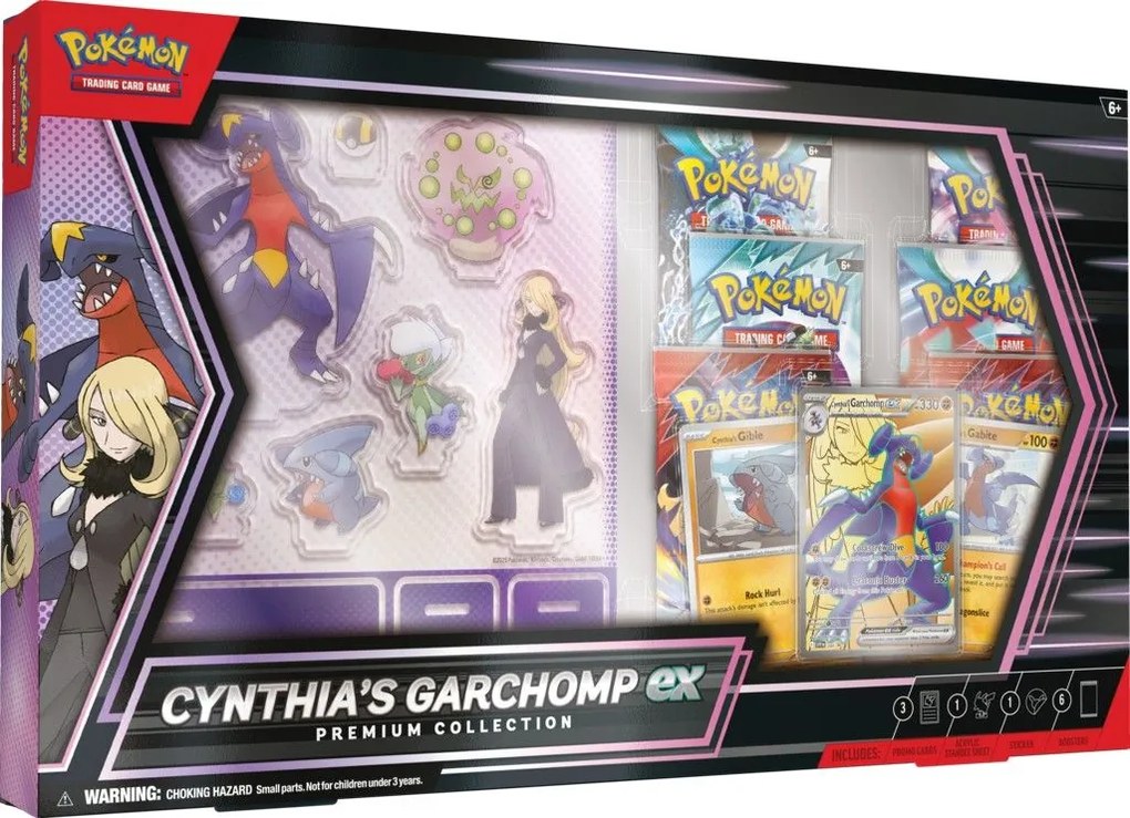 Pokémon tcg: cynthia’s garchomp ex premium collection