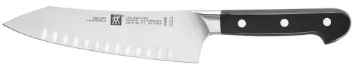 Zwilling Pro nůž Santoku s dutým okrajem 18 cm