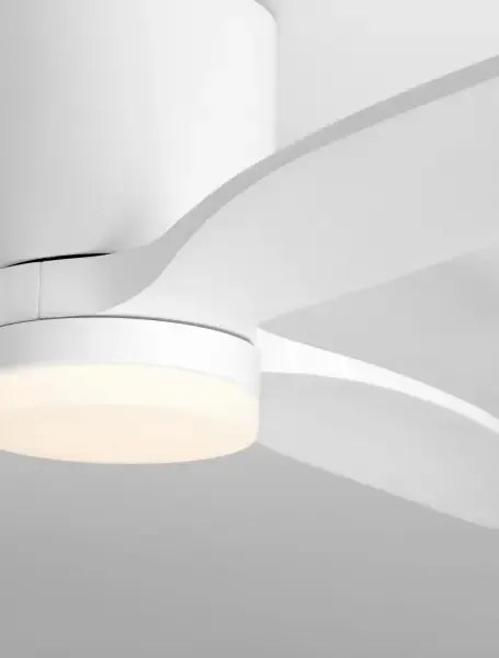LED bílé designové stropní svítidlo Aloa s dálkovým ovládáním