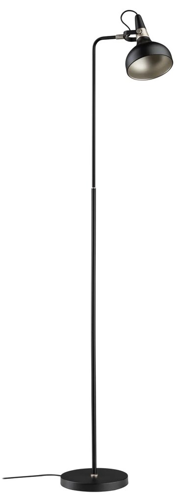 Paulmann 78480 Juna, černá stojací lampa z kovu, 1xE14, výška 158cm