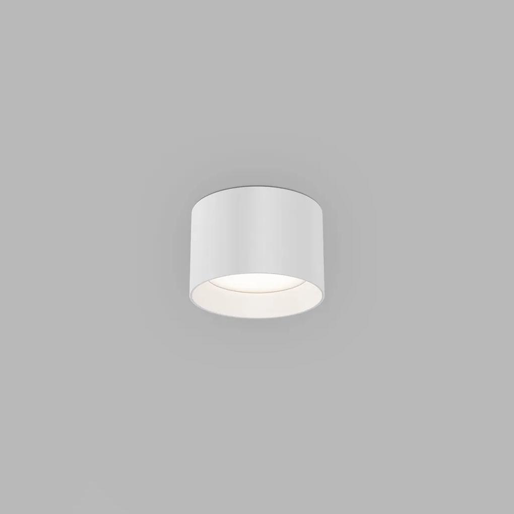 Válcové přisazené hliníkové svítidlo Zeta ON  Válcové přisazené hliníkové svítidlo Zeta ON Barva: Bílá, Průměr: 90 mm, Stmívání: Stmívatelné DALI/PUSH