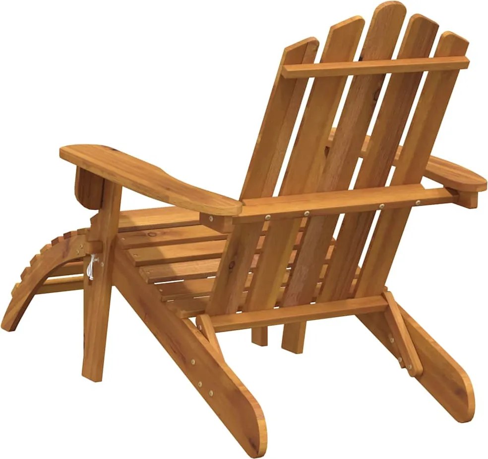 Zahradní židle Adirondack s podnožkami 2 ks masivní akácie 3145015