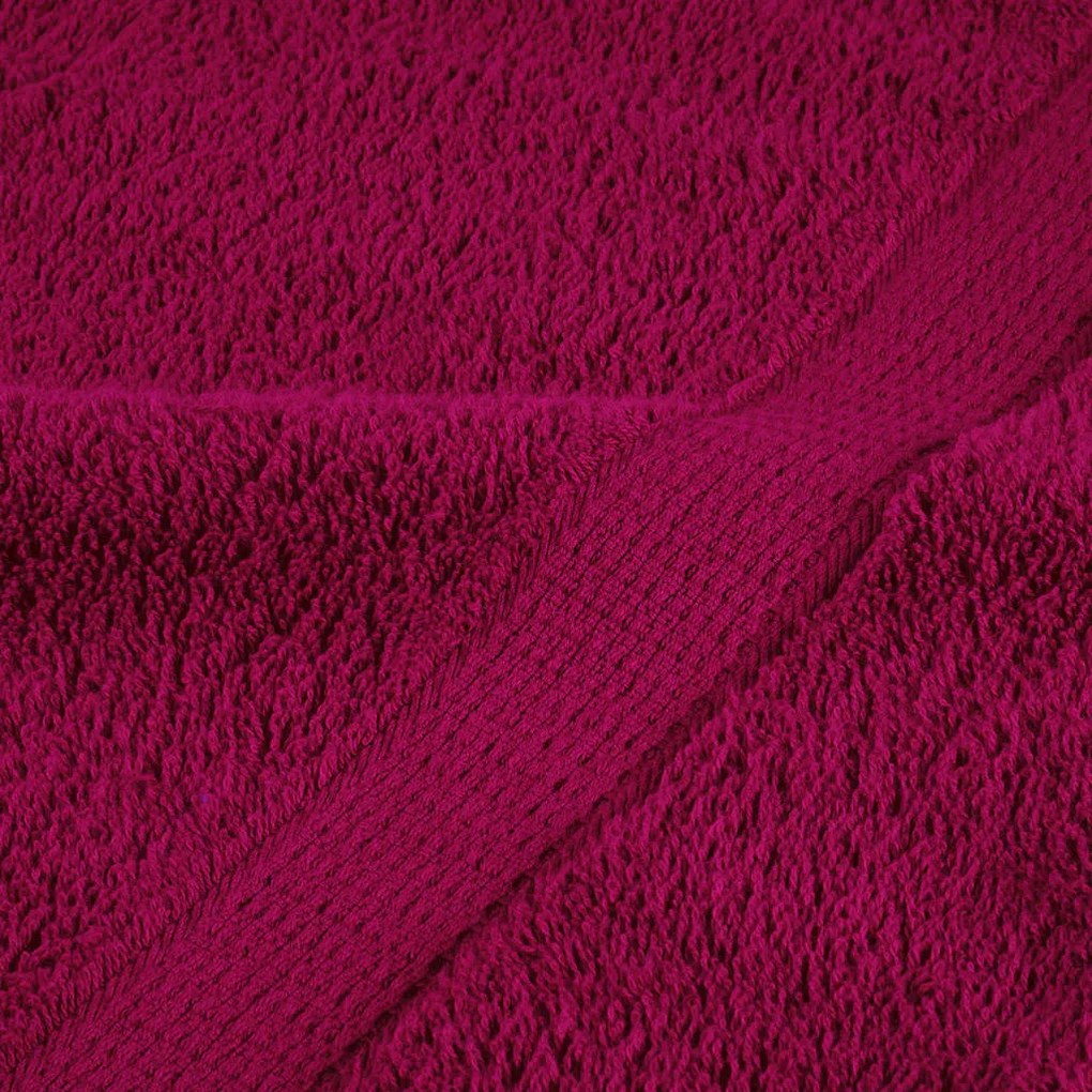 Prémiové ručníky SOLUND 10 ks bordó 100x200 cm 600 g/m² 137223