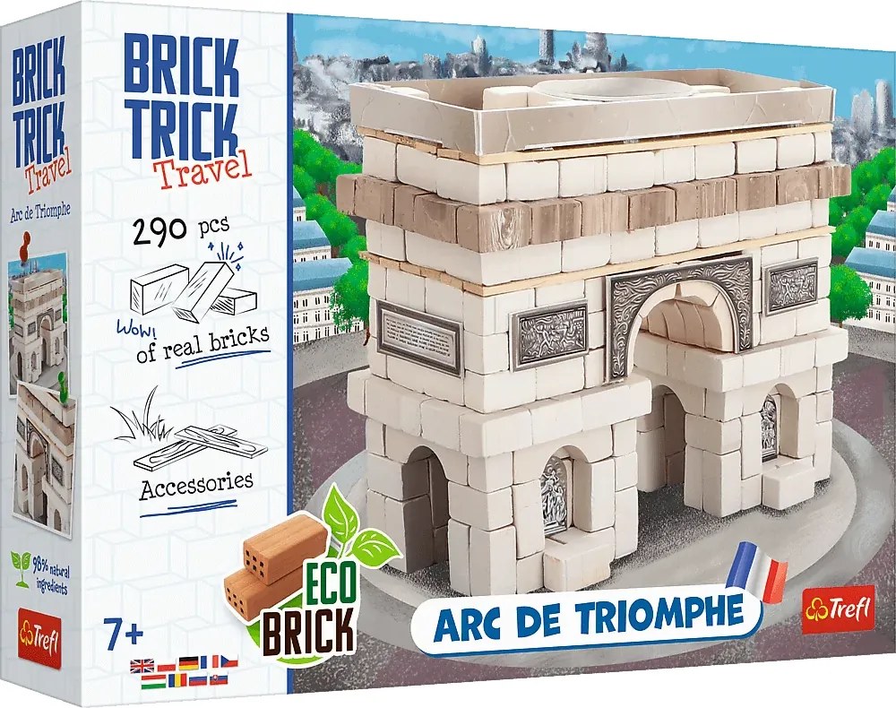 Trefl brick trick travel: vítězný oblouk l 290 dílů