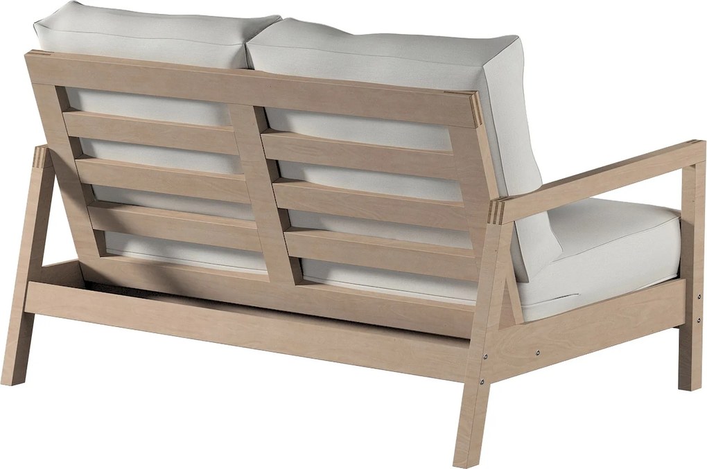 Potah na pohovku IKEA Lillberg 2-místná nerozkládací barva šedá látka lesklé, pletený vzor, sametová