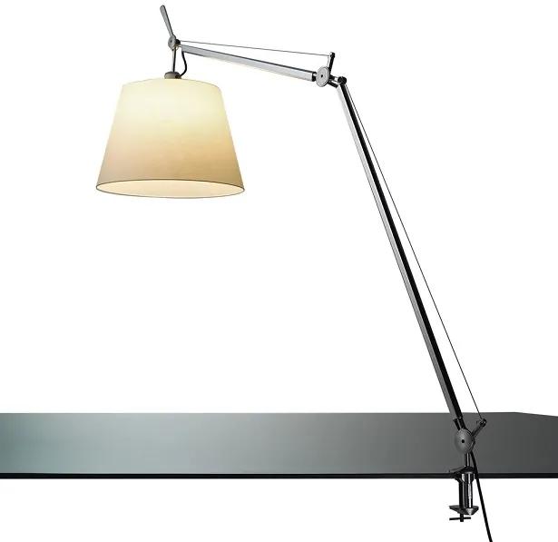ARTEMIDE - Stolní lampa Tolomeo Mega Tavolo - stříbrná/pergamen 420 mm