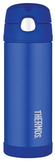 Thermos Dětská termoska s brčkem 470 ml Modrá