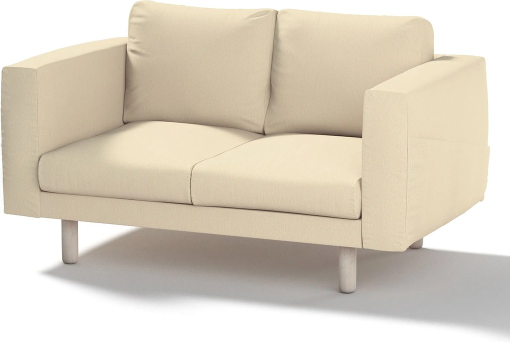 Potah na pohovku IKEA Norsborg 2-místná barva krémová látka lesklé, pletený vzor