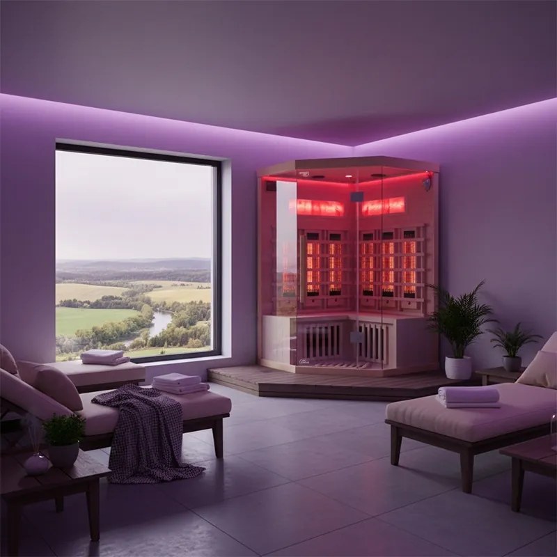 BPS-koupelny Infrasauna Relax HYD-3277 120x120, 2-3 osoby