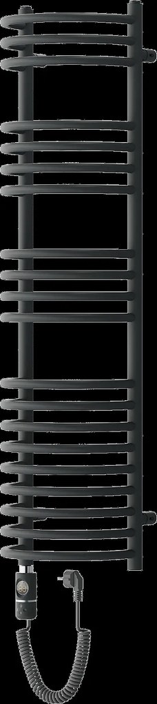 Mexen Eros, elektrické topné těleso 1200 x 318 mm, 600 W, antracitová, W112-1200-318-2600-66