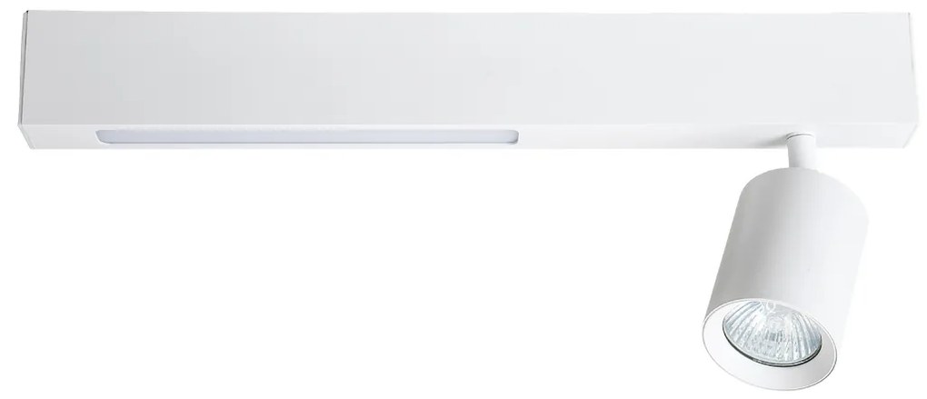 Stropní svítidlo Magnet, 1x bílé kovové stínítko + 1x LED 5W, w